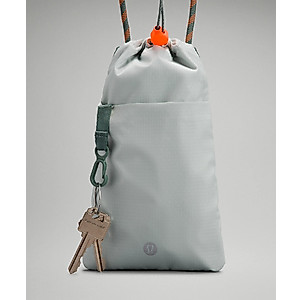 Lululemon Play Forward Crossbody Pouch (Ocean Air/Tidewater Teal/Highlight Orange)