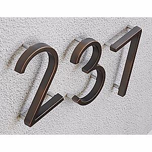 Distinctions 844711 Black Upgraded 5" Floating House Number 1, Old Model