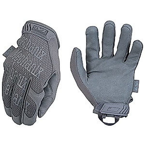 Mechanix Wear: The Original Tactical Work Gloves with Secure Fit, Flexible Grip for Multi-Purpose Use, Durable Touchscreen Safety Gloves for Men (Grey, Medium)