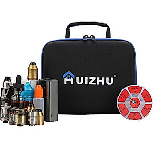 HUIZHU EVA Multi-Functional case Carrying case Vape Carrying Bag (Black, M)