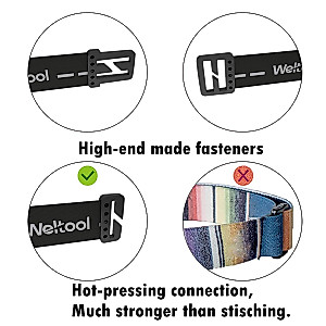 Weltool Elastic Headlamp Strap Replacement Headband for Most Black Diamond Petzl Energizer Pelican Fenix Headlamps 1”Width Comfortable Band
