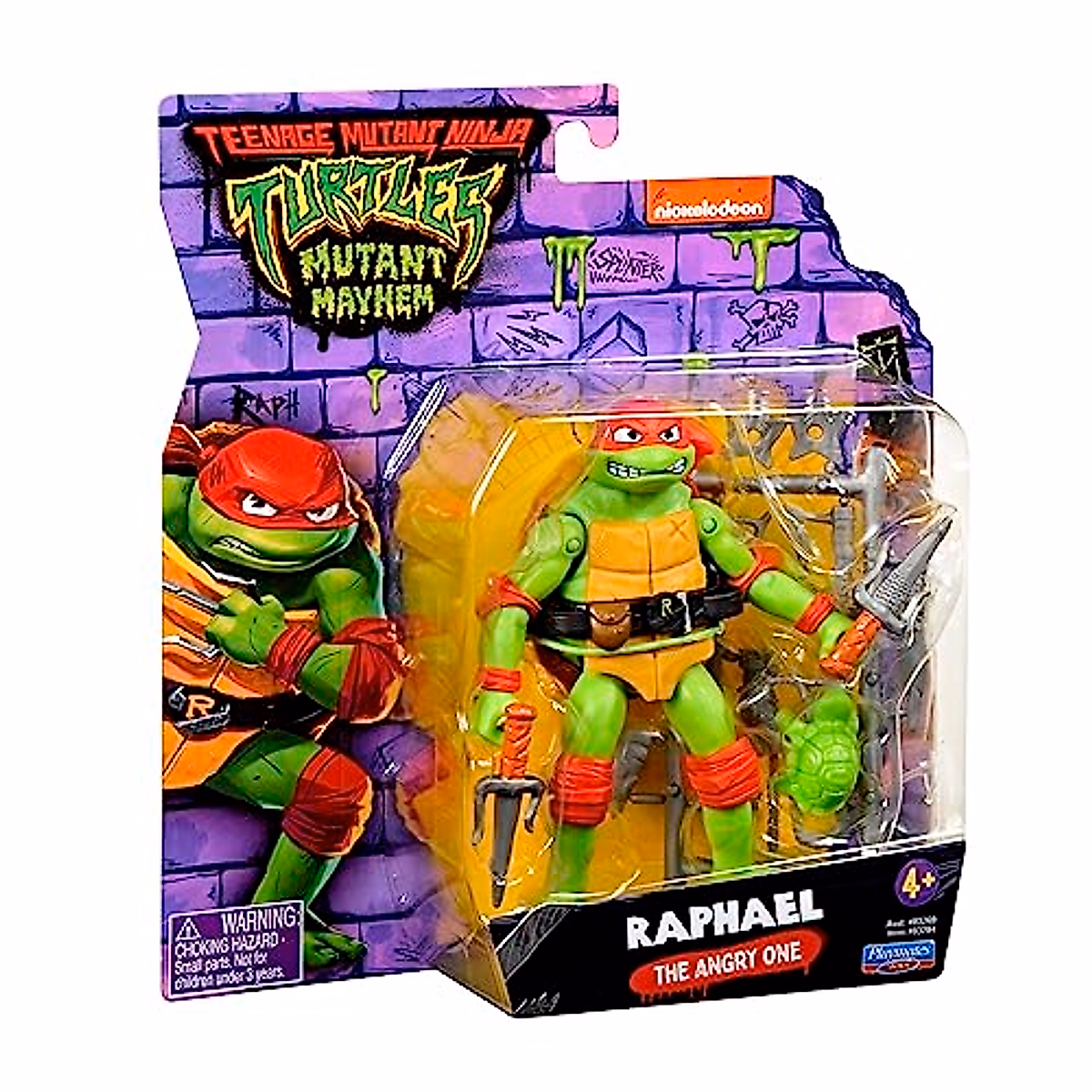 Teenage Mutant Ninja Turtles: Mutant Mayhem 4.6” Raphael Basic Action Figure by Playmates Toys