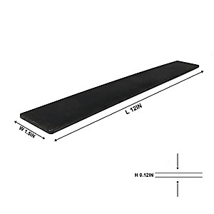 1095 Steel Flat Stock Steel Bar High Carbon (8pcs, 12"x1.5"x0.12") for 1095 Knife Making Steel