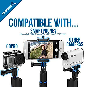 SABRENT Bluetooth Selfie Stick with Built in 5200mAh Battery Charger (GR-SSTK)