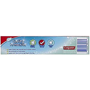 Colgate Colgate kids toothpaste cavity protection, bubble fruit, 2.7 Ounce (Pack of 3)
