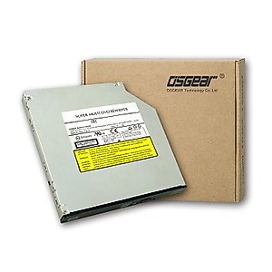 OSGEAR Internal Thick 12.7mm SATA 8X DVDRW CD DVD RW ROM Burner Writer Laptop Replacement PC Mac Tray Loading Drive for Asus Acer HP Dell Lenovo Samsung Sony