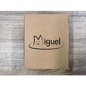 Miguel Washable Cat Beds for Indoor Cats with Removable Cushion, Easy to Wash Small Pet Sofa Bed with Side, Rectangle Bolster Kitten Bed Calming Cuddle Puppy Bed with Anti-Slip Bottom, Blue 18 Inch