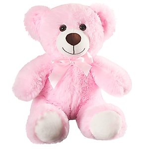 SNOWOLF Teddy Bear Plush Cute Stuffed Animal Toys Pillow Bear Doll Gift for Kids Boys Girls Birthday Christmas Valentine's Day (13.7In/35CM, Pink)