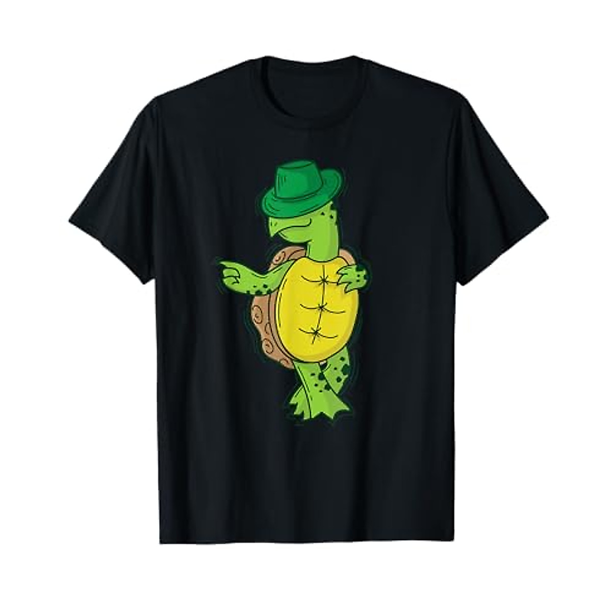 Tortoise loves Dancing with Hat T-Shirt