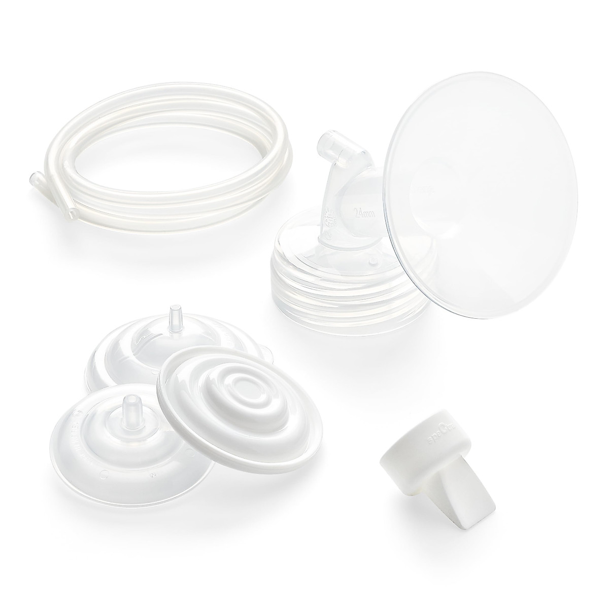 Spectra - Wide Breast Shield Set for Breast Milk Pumps - Medium 24mm