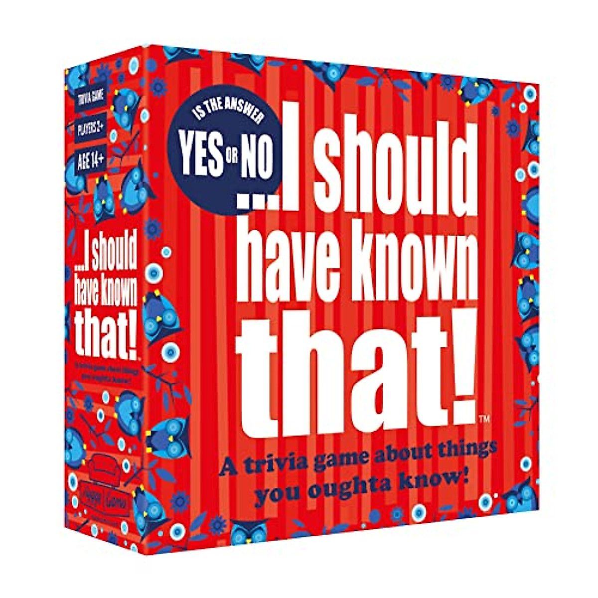 I Should Have Known That Trivia Game Yes or No Edition by Hygge Games, Red, Box Size 5.7 x 5.7 x 1.8 inches (21224)