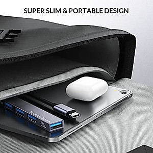 iDsonix USB Hub, Aluminum 4-Port PS4 USB 3.0 Data to USB Hub Adapter (Ultra-Slim) USB C Splitter for Laptop Compatible with PC,MacBook Air, Mac Pro/Mini, Surface Pro, Flash Drive, Mobile HDD and More