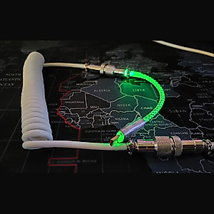 SUPERLIT Keyboard RGB Aviator Cable, White