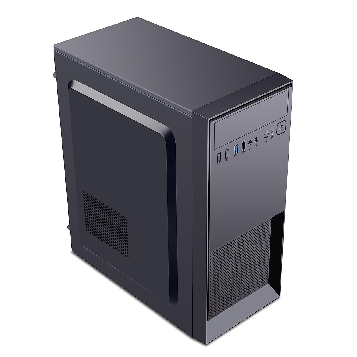 HELLOLAND Gaming Desktop - AMD Ryzen 5 5600G 6 core 3.9GHz - 16GB(8 * 2) DDR4 3200MHz - 500GB M.2 NVMe PCIE SSD- 550W PSU - Windows 10 Pro -USB - WiFi - Gaming PC