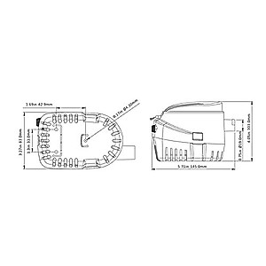 SEAFLO Automatic Submersible Boat Bilge Water Pump 12v Auto with Float Switch-New 750gph 4 Year Warranty!