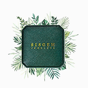 SISGEM 10K 14K 18K Solid Gold Twisted Engagement Rings for Women, Emerald/Princess/Oval/Marquise/Round Cut Moissanite Rings Wedding Engagement Anniversary Promise Bridal Bands with Engraved Name (Princess-Cut)