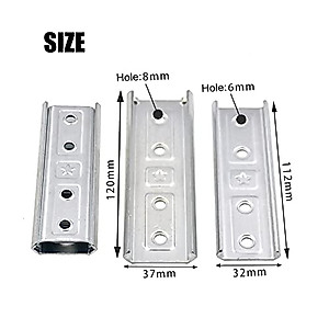 Metaverse sky Sofa Latch,Bed Replacement Parts,Heavy Duty Connector Bracket Interlocking Tapered Hardware Accessories Furniture Connector for Furniture, Sofa, Bed (2 Pairs)