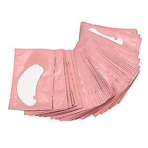 100Pcs Under Eye Pads, U Shaped Eyelash Extension Eye Pads Patches Tools Eye Gel Pads Patches Kit for Makeup Beauty Salon
