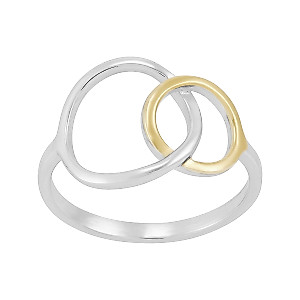 Silpada 'Pagosa' Sterling Silver and 14K Yellow Gold Plating Ring, Size 11, Size 11