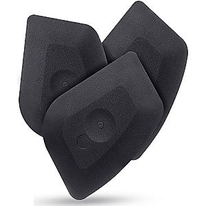 Azureblue Pan Scraper Dish Scraper Food Scraper Tool Plastic Pot Scraper Kitchen Scraper Grease Scraper Cast Iron Skillet Pan Scraper Tool for Cleaning (3 Pcs, Black)