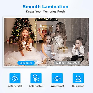 BONSEN Laminator Machine with Laminating Sheets 20 Pouches, 9-Inch Thermal Laminator for Home Office School Use, Personal 4-in-1 A4 Hot Cold Laminating Machine with Paper Trimmer and Corner Rounder