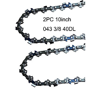 2PC 10" Replacement Saw Chain for RYOBI P547 RY40560 RY40506BTL RY40560-CMB1 RY40560-HDG P546 P546A 10" Pole Saw Chain