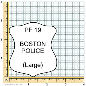 Perfect Fit Boston Police Recessed Badge Wallet