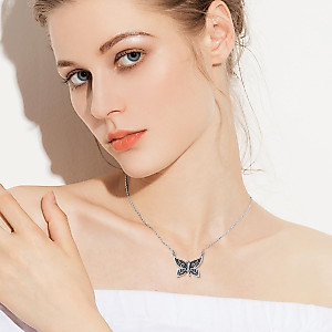 LEECCI Italian Horn Necklace 925 Sterling Silver Italian Horn Charm Pendant Good Luck Protection Amulet Jewelry for Women Men