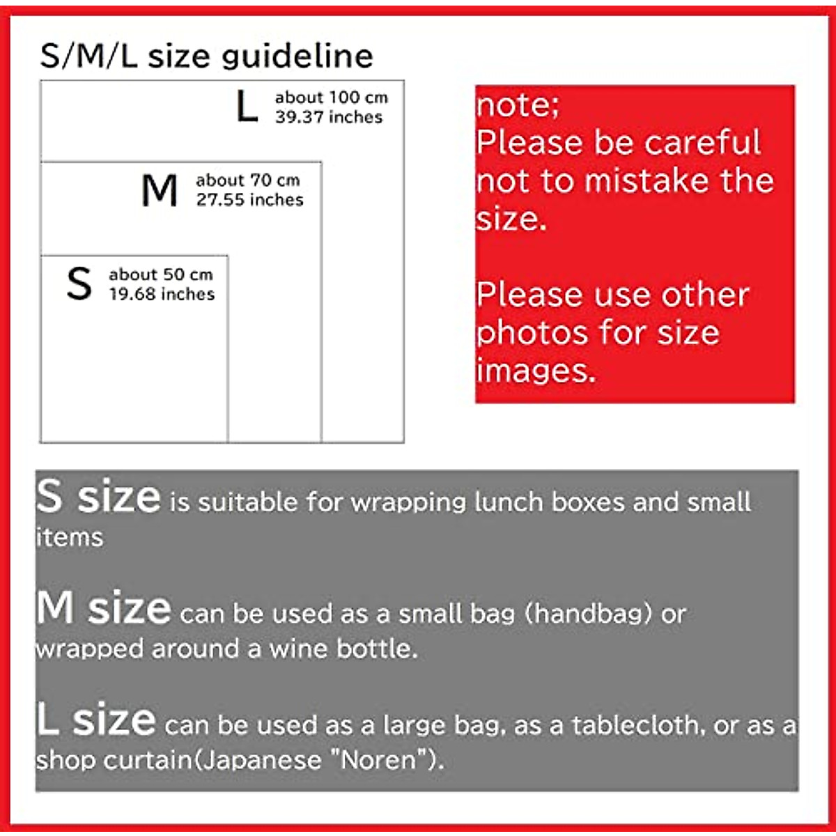 JAPANDIPITY [27.5"x27.5"] Furoshiki - Japanese Wrapping Cloth Bandana, Plain Colors 27.5 * 27.5 inches… (Brown)