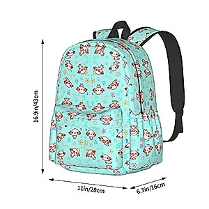 YISHOW The Axolotl Kawaii Classic Backpack With Adjustable Padded Shoulder Straps For College Travel Work For Men Women