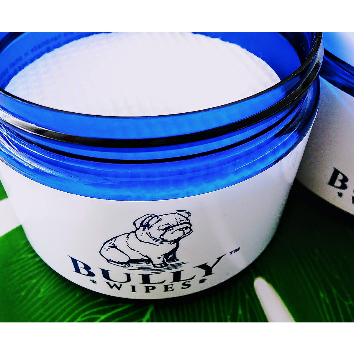 Bully Wipes - Bulldog Wrinkle Wipes Specifically for Bulldog Breeds All Natural Organic Formula Refreshing Botanical Scent - Removes Dirt - Safe to use Around Eyes, Ears, Paw, Wrinkles!