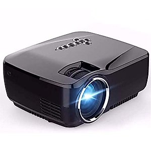 DROOS Portable Mini Projector Mini LED Projector with Play Projector 1G/8G Bluetooth WiFi TV Beamer (Color : Photo Color, S(projectors)