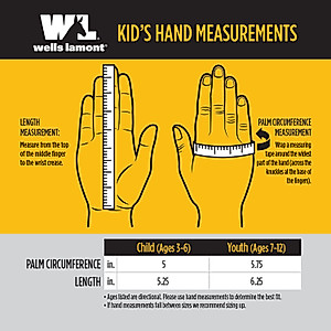 Wells Lamont unisex child 468y Kids Gloves, Teal, 1 Count Pack of US