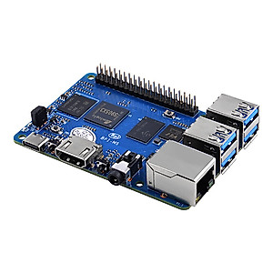 GeeekPi Banana Pi BPI-M5 Amlogic S905X3 Single Board Computer with Banana Pi m5 Case,Power Supply,Cooling Fan and Heatsinks for AIOT Support Android Debian Raspbian Armbian