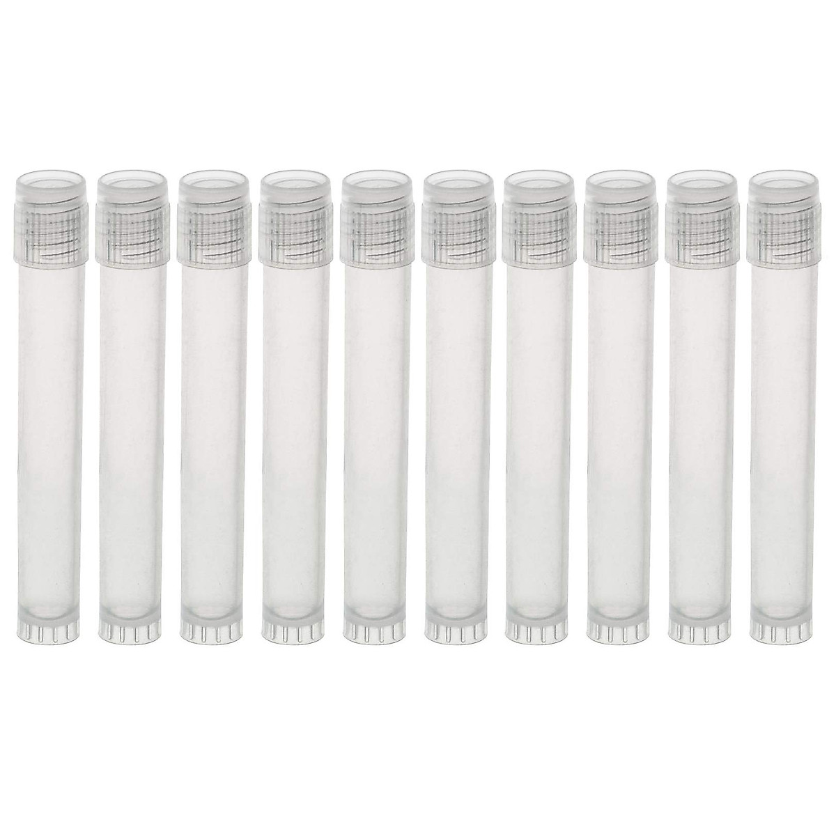 EISCO 10PK Plastic Storage Vials, 5mL - Screw Top - Polypropylene