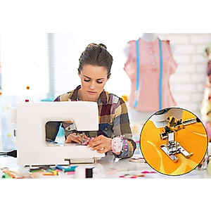 VANICE Metal Open Toe Presser Foot for All Brother Sewing Machine