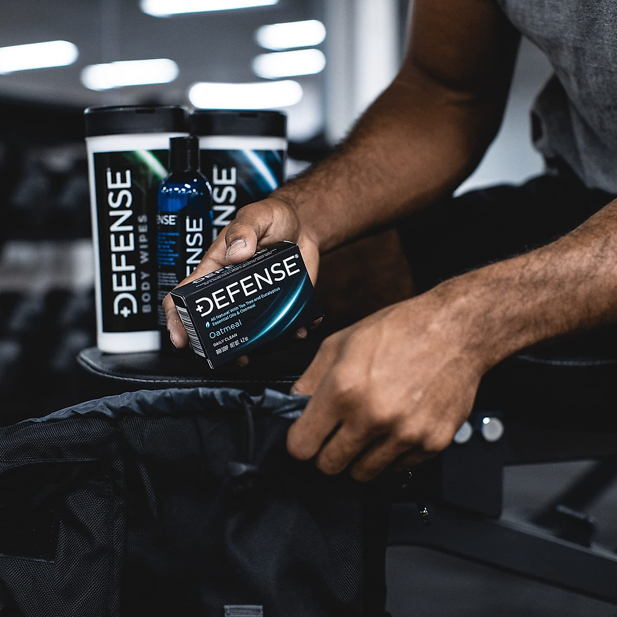 Defense Soap 2pk All Natural Oatmeal Bar Soap for Men | Made by Wrestlers with Tea Tree Oil & Eucalyptus Oil to Promote Healthy Skin