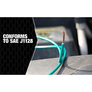 Southwire 55835023 Primary Wire, 18-Gauge Bulk Spool, 100-Feet, Green