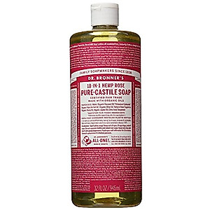 Dr. Bronner's Pure Castile Soap 4 Rainbow Variety Pack, 32 oz
