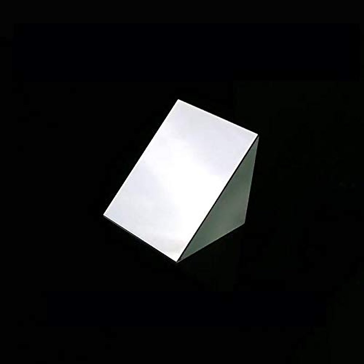 Optical Glass Triangular Prism，Right Angle Prisms for Teaching Light Spectrum Physics and Photo Photography Prism Optical K9 Testing Instrument, 15mm