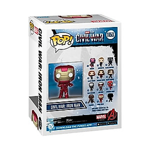 Funko POP! Marvel: Civil War Build A Scene - Iron Man - Captain America - Collectable Vinyl Figure - Gift Idea - Official Merchandise - for Kids & Adults - Movies Fans