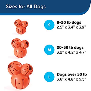 PetSafe Sportsmen Barnacle - Dog Chew Toy - Interactive Pet Puzzle for Boredom or Separation Anxiety - Use with Treats - Small