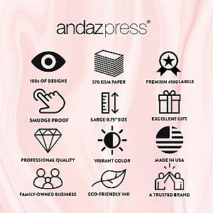 Andaz Press Gold Glitter Print Chocolate Drop Labels Stickers, Cheers 60, Happy 60th Birthday, Anniversary, Reunion, Blush Pink, 216-Pack, Not Real Glitter, for Kisses Party Favors