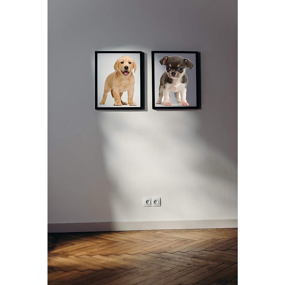 17PCS Dogs Wall Sticker 3D Pet Stickers for Kids Wall Decals Living Room Baby Rooms Bedroom Toilet House Wall DIY Decoration… (Blown-17dogs)