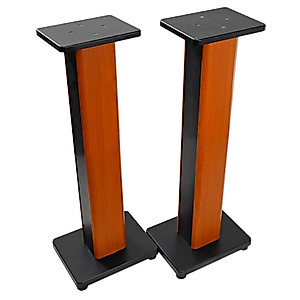 Rockville 28" 2-Tone Bookshelf Speaker Stands Surround Sound Home Theater (RHT28C)