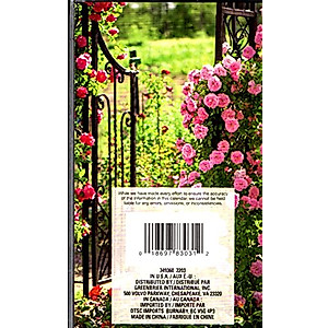 Gardens 2023 - 2024 2 Year Pocket Planner / Inspirations Calendar / Organizer - Monthly Page Format