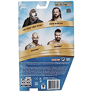 WWE Mattel ​Wrestlemania 37 Andrade Action Figure Posable 6 in Collectible and Gift for Ages 6 Years Old and Up