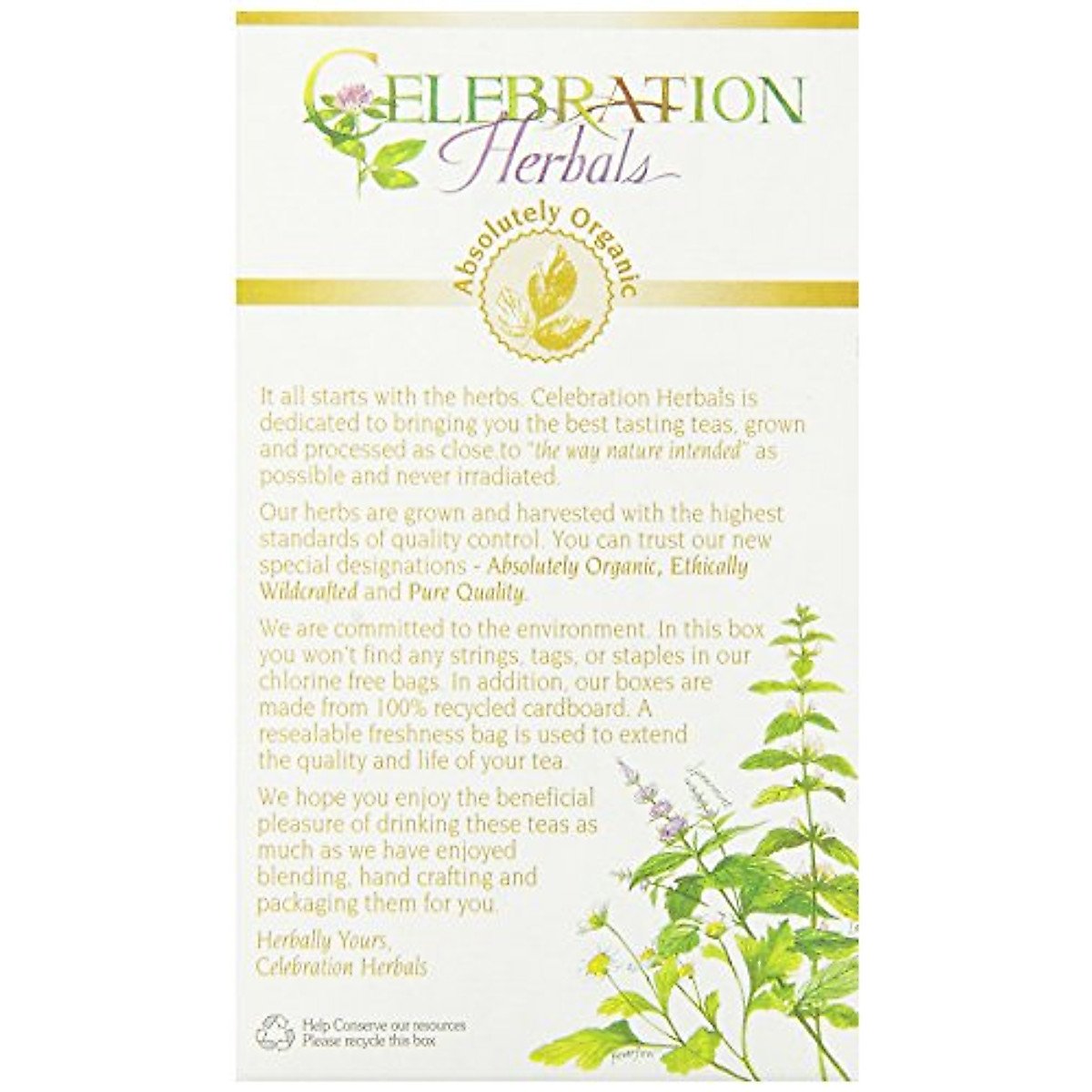 CELEBRATION HERBALS Organic Oatstraw Green Flowering Tea, 24 CT