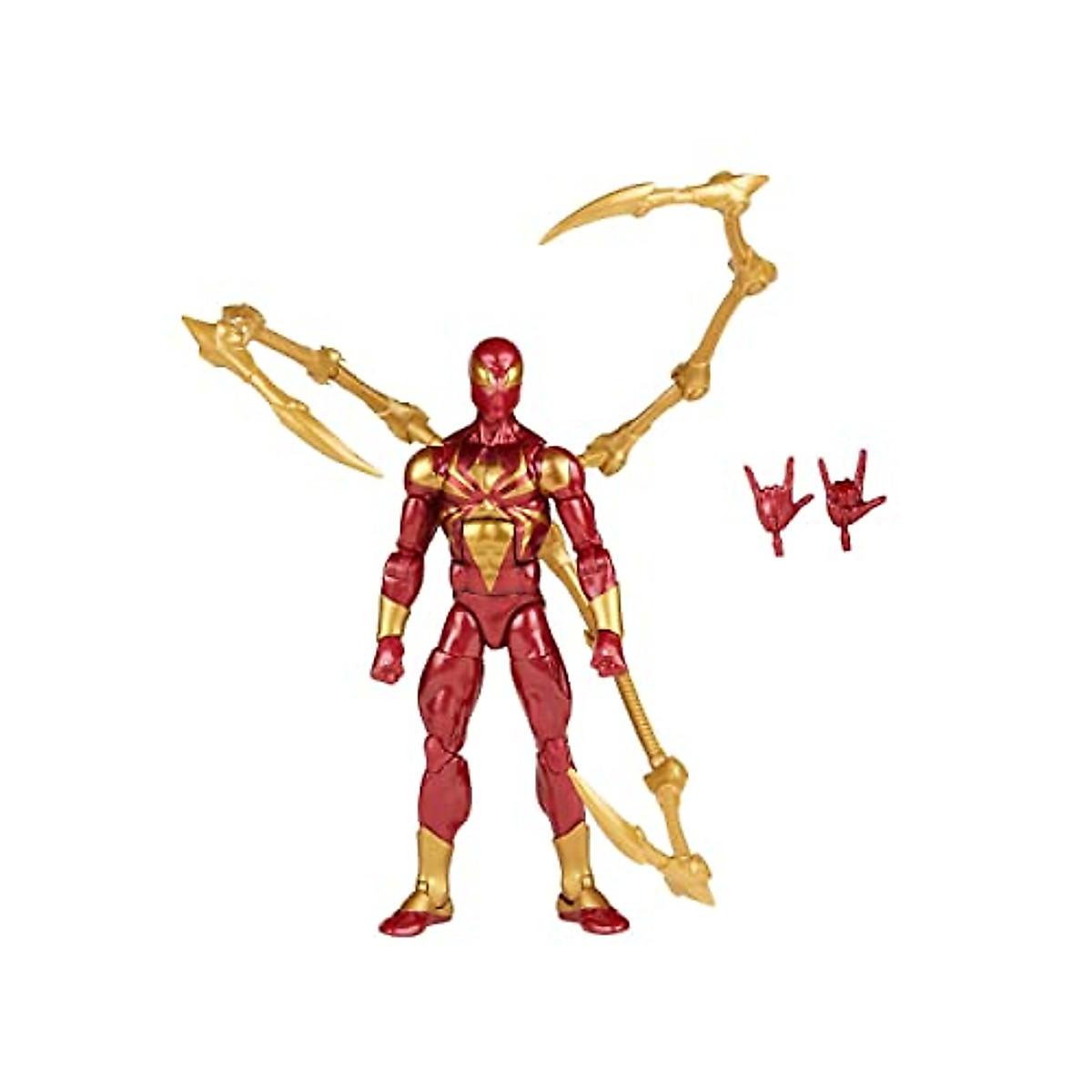 Spider-Man Marvel Legends Series 6-inch Iron Spider Action Figure Toy, Includes 2 Accessories