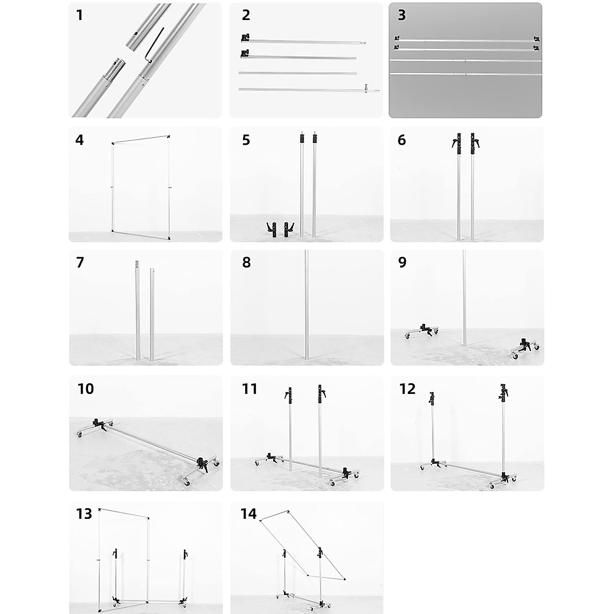 AMBITFUL Scrim Photography Studio Solutions Diffusion 145cm x 200cm / 57in x 78.7in Sun Scrim - Collapsible Frame Diffusion Reflector Kit (1PCS) (Translucent/White)